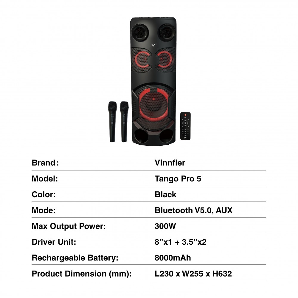 Tango Pro 5 WMB - Vinnfier Malaysia