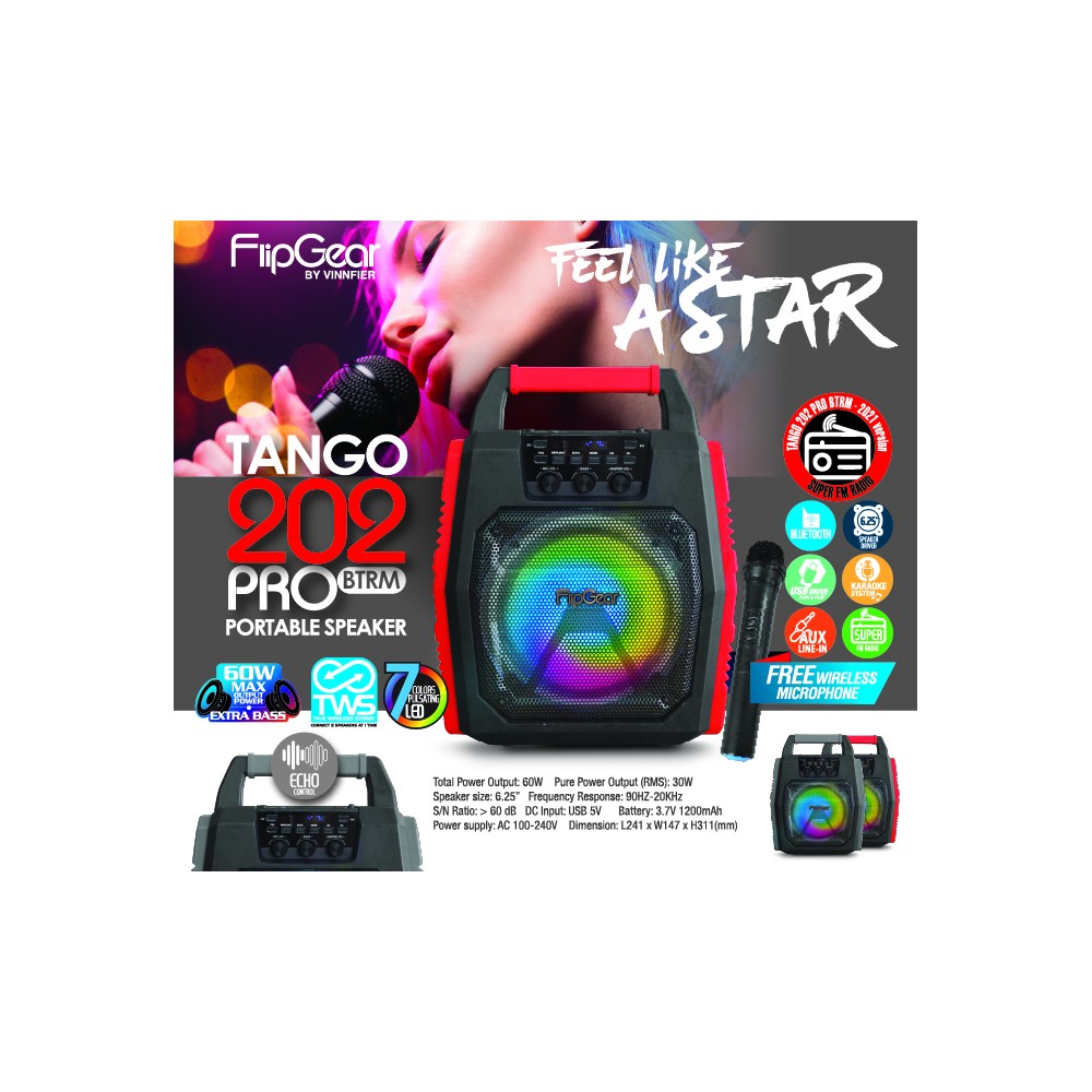 Tango 202 PRO BTRM - Vinnfier Malaysia